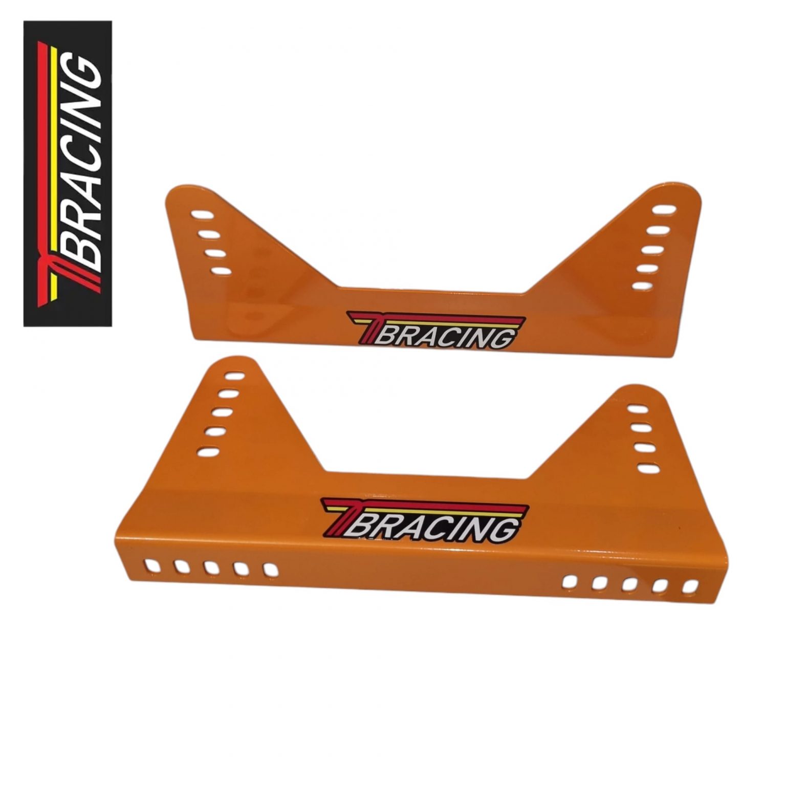 TBRACING Seitenkonsolen Orange gemäß FIA Anhang J Art. 235.16 ...